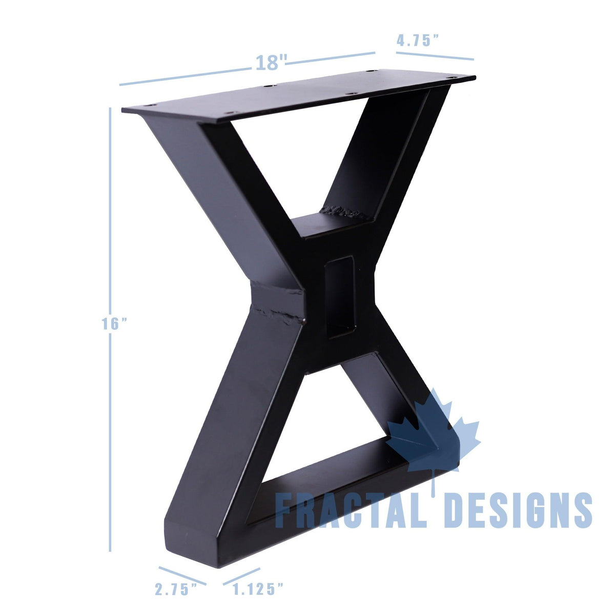 16” Farm House Furniture Legs - 18" Wide, 1 Pair — Fractal Designs Inc