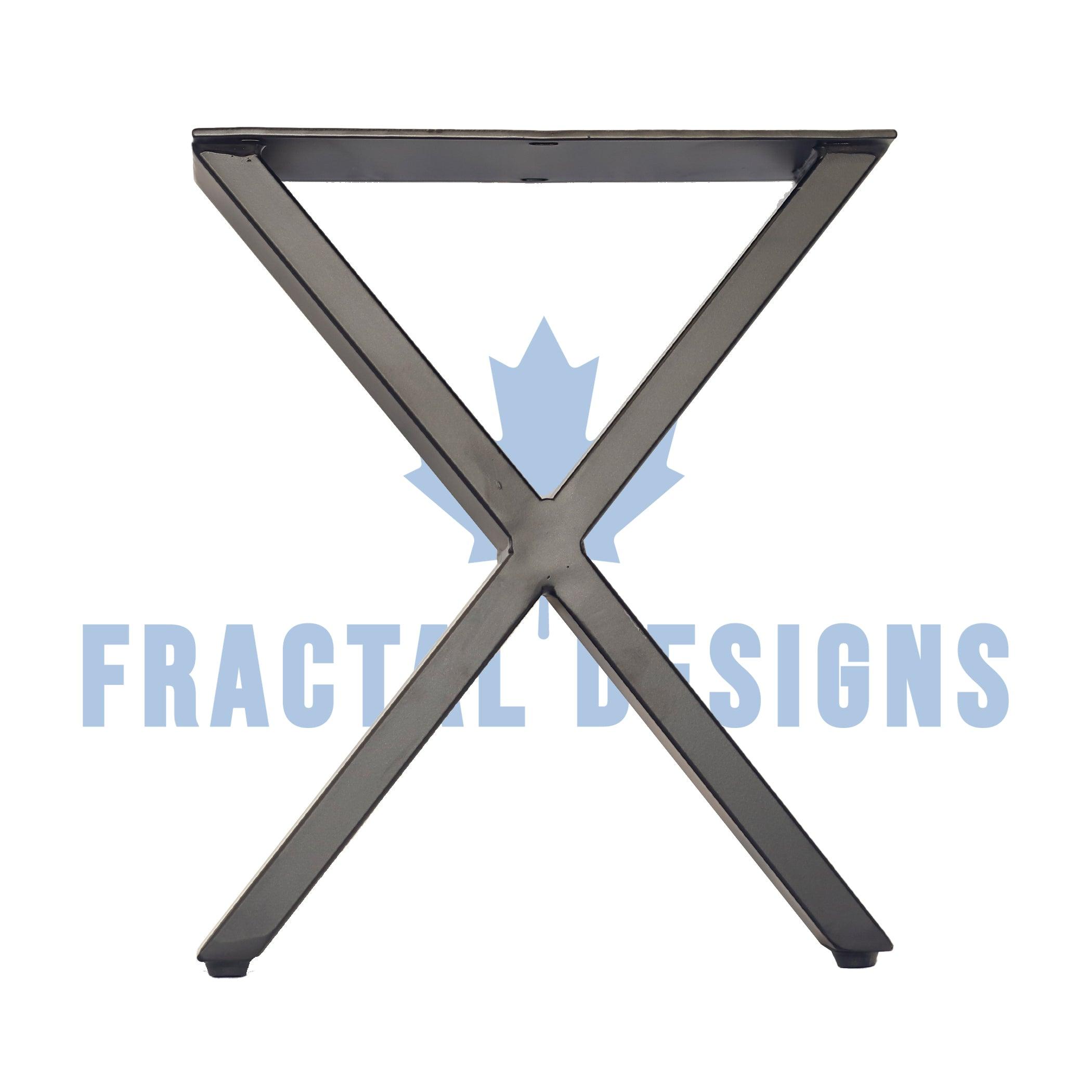 16” X Shape Furniture Legs - 13.5" wide, 1 Pair — Fractal Designs Inc