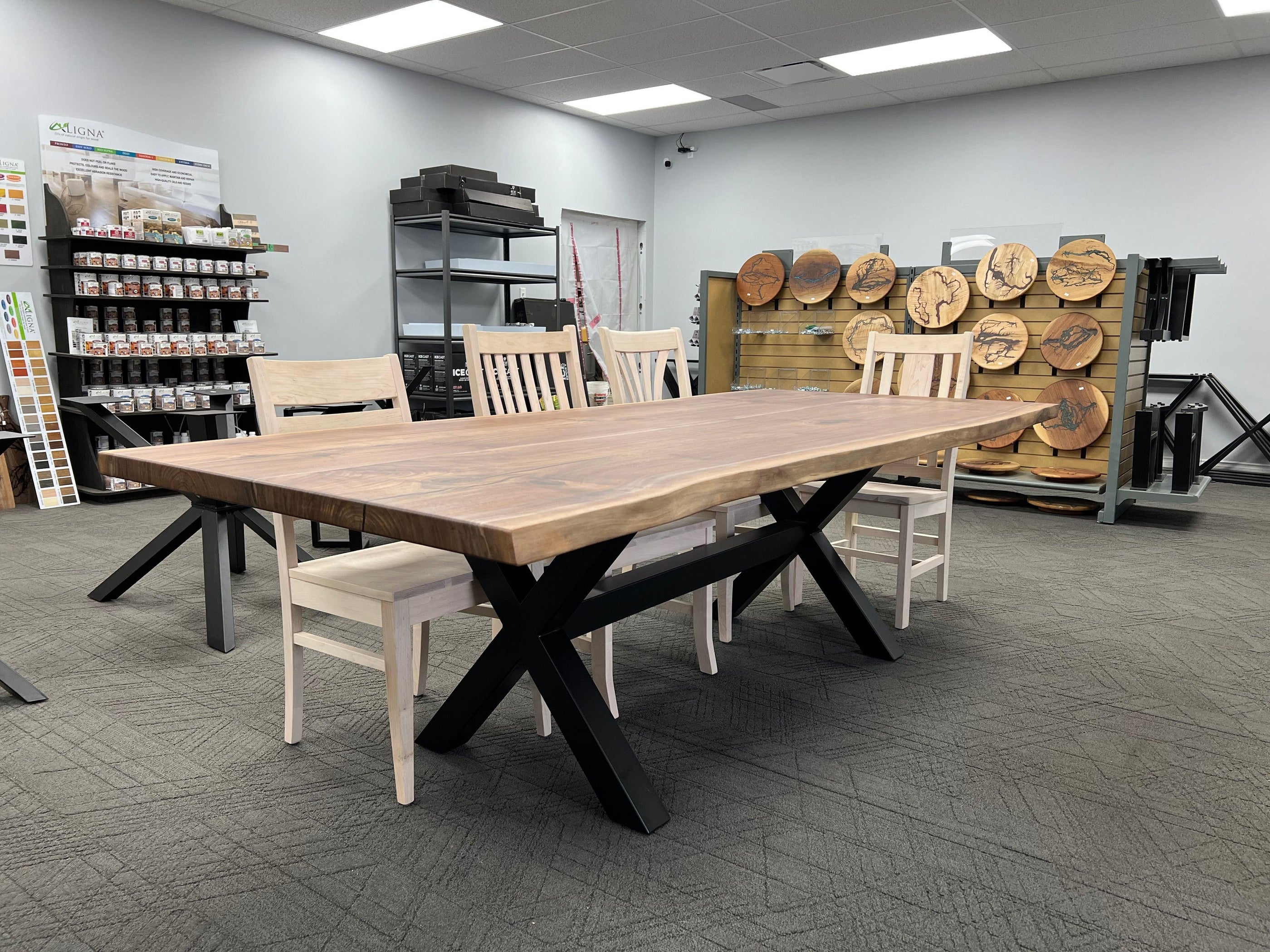 28” X-Cross Furniture Base, 1 Set (Legs + Cross) — Fractal Designs Inc